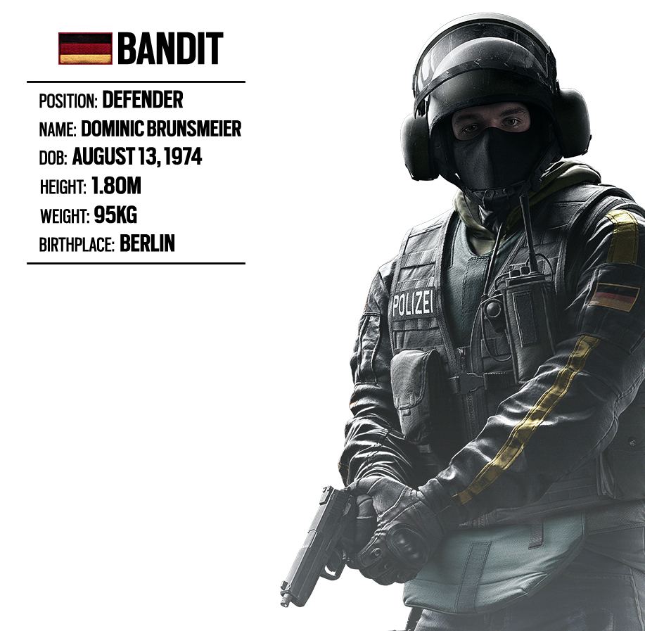 OPERATOR SPOTLIGHT #15: BANDIT (GERMAN UNIT) | Rainbow Six® Siege Game ...