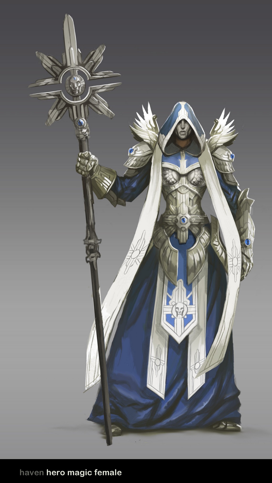 Might&Magic Heroes 7 - Offizielles Artwork - Haven Male Might Hero ...